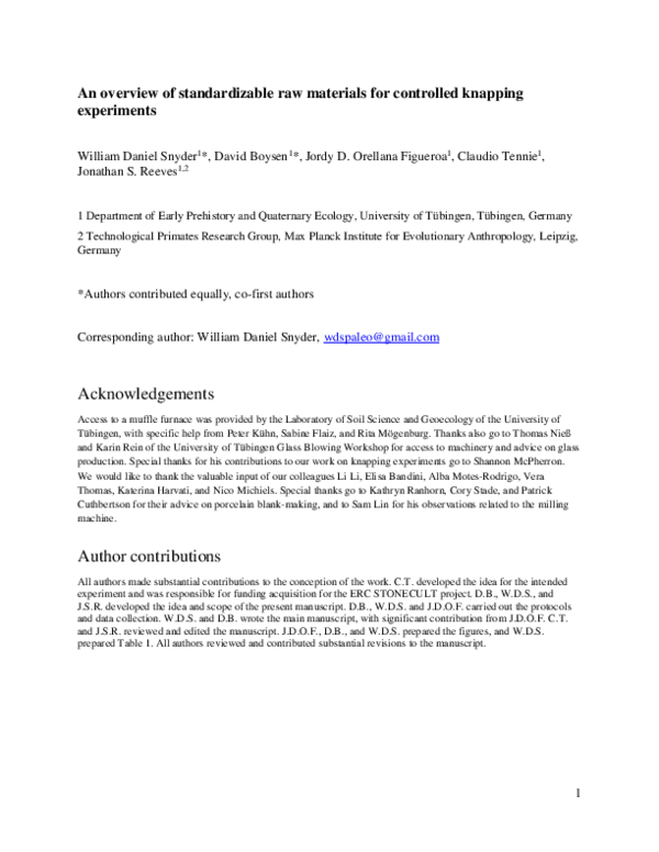 (PDF) An overview of standardizable raw materials for controlled ...