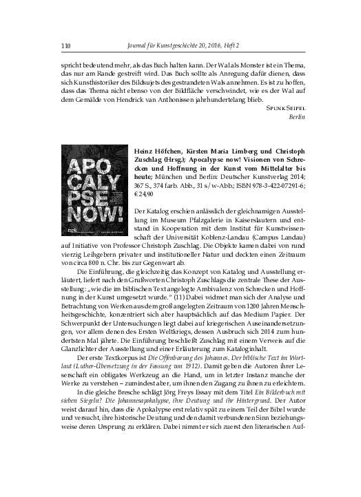 (PDF) Heinz Höfchen, Kirsten Maria Limberg und Christoph Zuschlag (Hrsg ...
