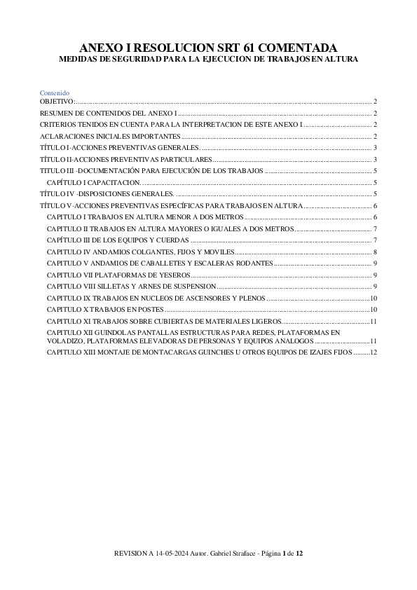 (PDF) ANEXO I RESOLUCION SRT 61 COMENTADA