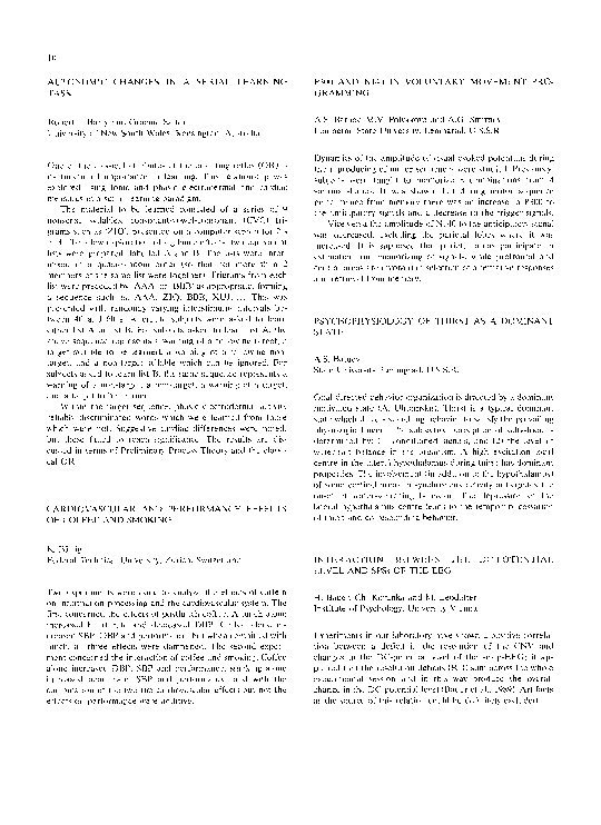 (PDF) Automatic changes in a serial learning task