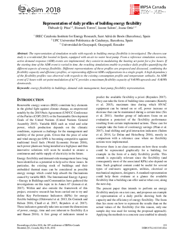 (PDF) Building Energy Flexibility Daily Profiles Analysis