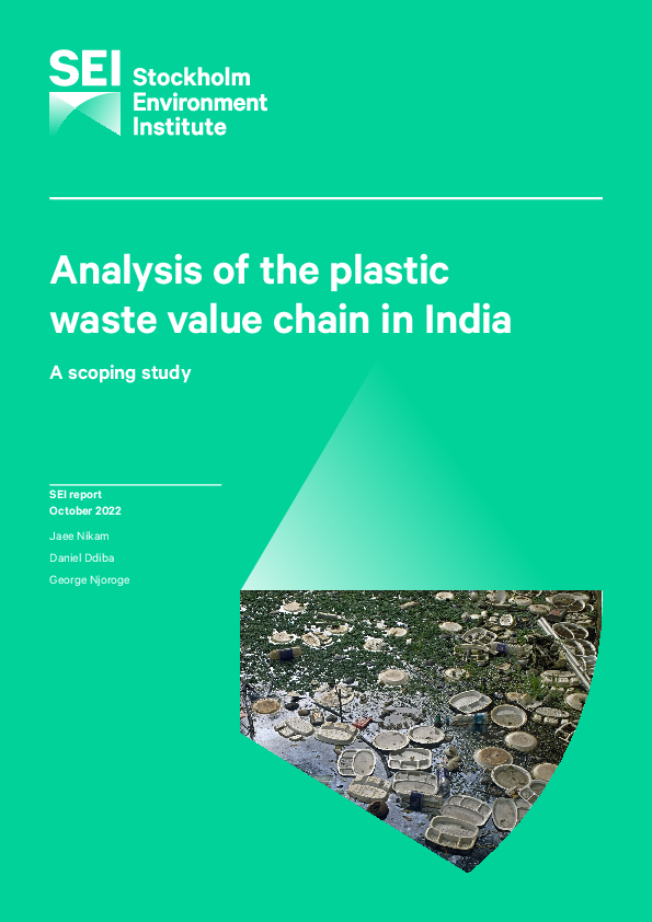 (PDF) Analysis of the Plastic Waste Value Chain in India: A Scoping Study