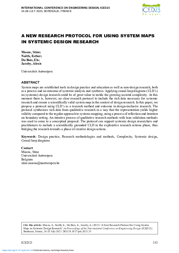 (PDF) A New Research Protocol for Using System Maps in Systemic Design ...