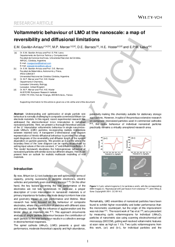 (PDF) Voltammetric Behaviour of LMO at the Nanoscale: A Map of ...