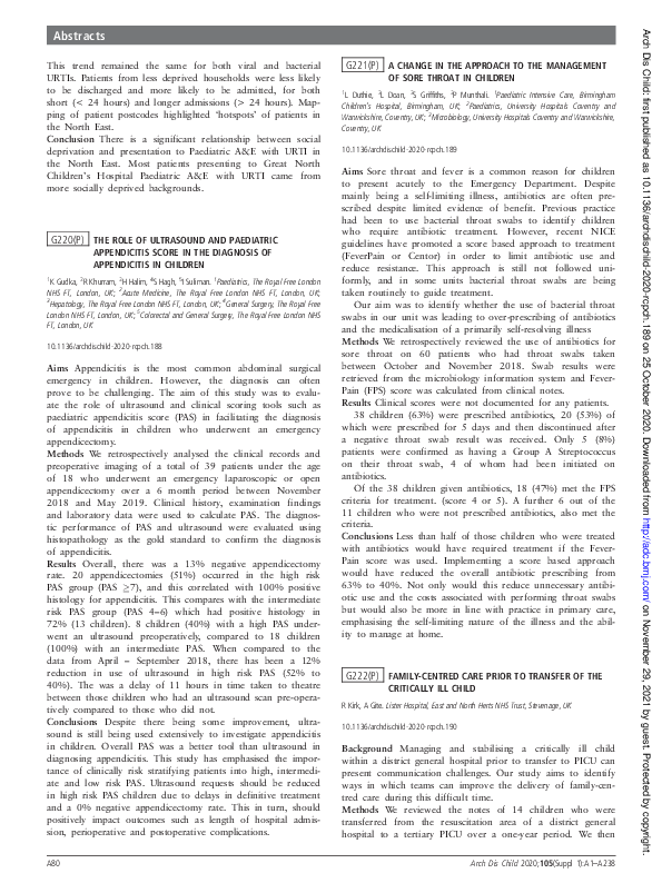 (PDF) G220(P) The role of ultrasound and paediatric appendicitis score ...