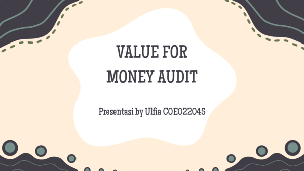(PDF) PPT VALUE FOR MONEY AUDIT