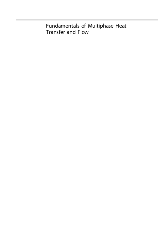 (PDF) Fundamentals of Multiphase Heat Transfer and Flow