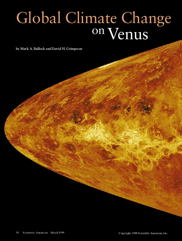 (PDF) Global Climate Change on Venus