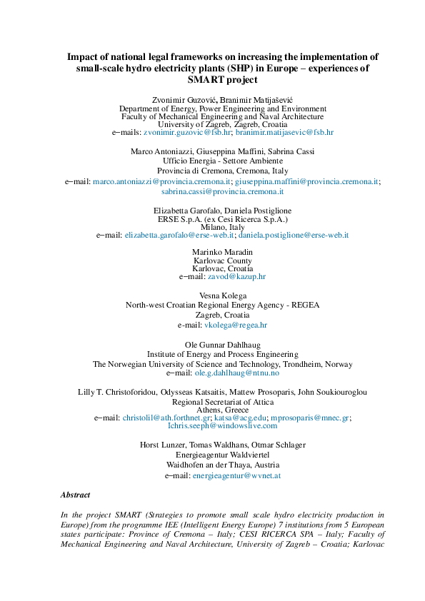 Impact of national legal frameworks on increasing the implementation of ...