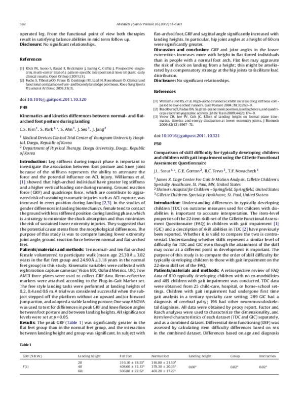 (PDF) Comparison of skill difficulty for typically developing children ...