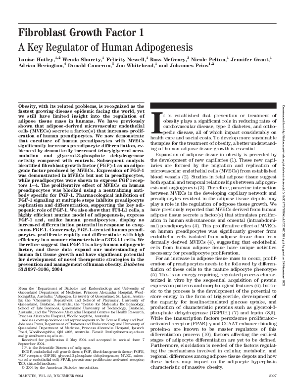 (PDF) Fibroblast Growth Factor 1