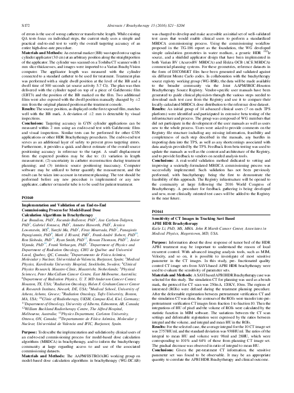 Pdf Implementation And Validation Of An End To End Commissioning Process For Model Based Dose