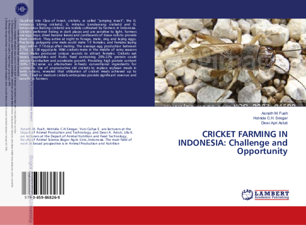 (PDF) Cricket Farming in Indonesia: Challenge and Opportunity