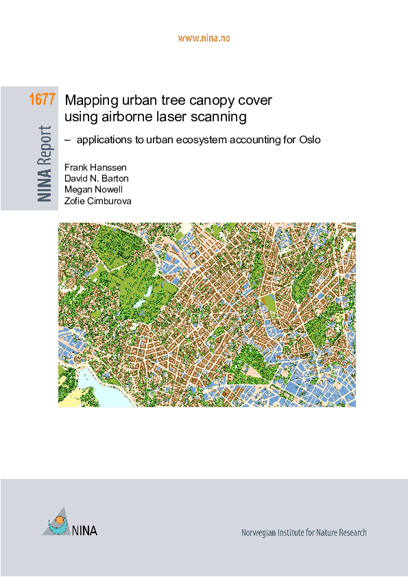 (PDF) Mapping urban tree canopy cover using airborne laser scanning. Applications to urban ...