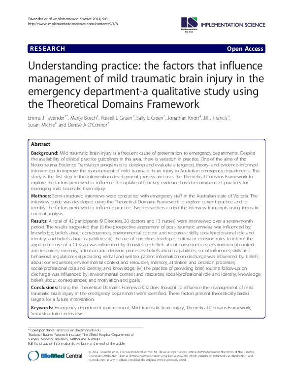 (PDF) Understanding practice: the factors that influence management of ...