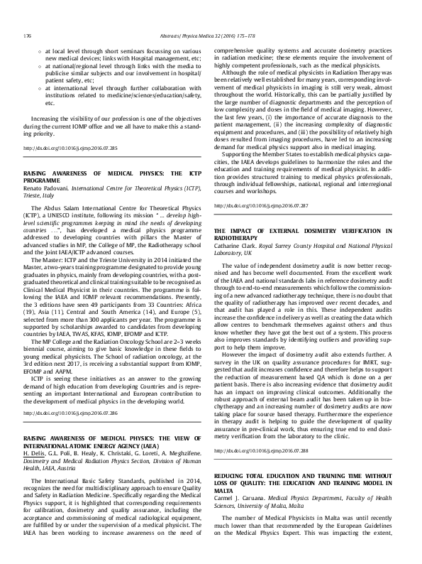 (PDF) The impact of external dosimetry verification in radiotherapy