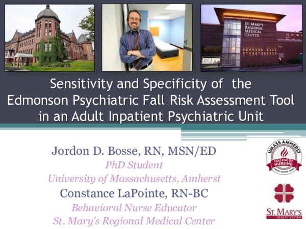 (PDF) Sensitivity and Specificity of Edmonson Psychiatric Fall Risk ...