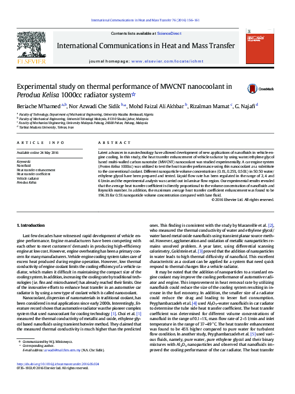 (PDF) Experimental study on the thermal performance of mechanical ...