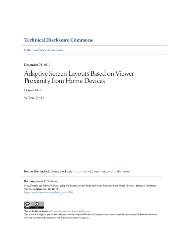 (PDF) Adaptive Screen Layouts Based on Viewer Proximity from Home ...