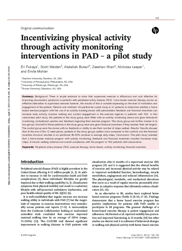 (PDF) Incentivizing physical activity through activity monitoring ...