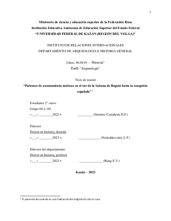 (PDF) Patrones de asentamiento muiscas en el sur de la Sabana de Bogotá ...