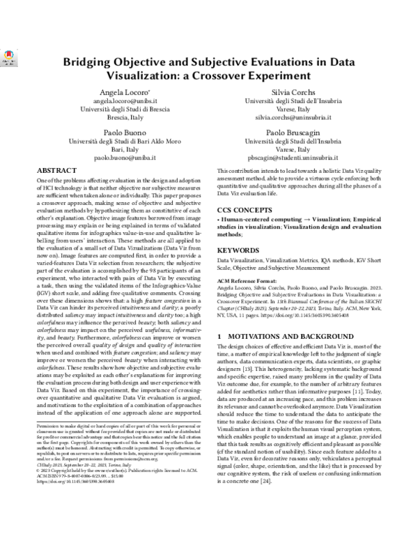 (PDF) Bridging Objective and Subjective Evaluations in Data ...