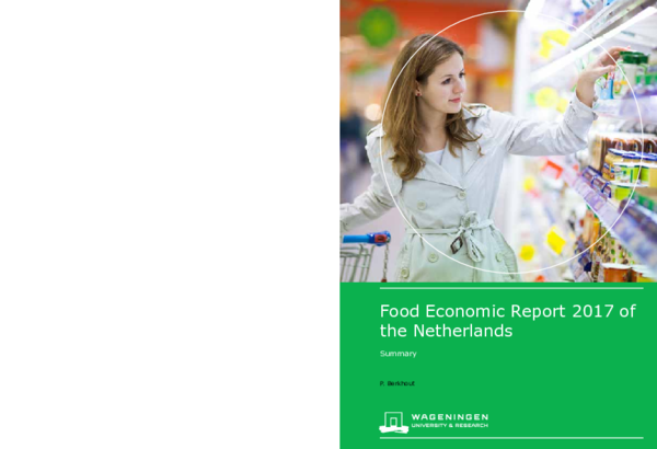 (PDF) Food economic report 2018 of the Netherlands : Summary