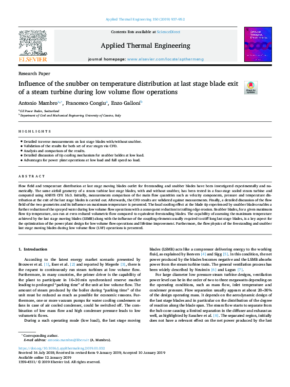 (PDF) Influence of the snubber on temperature distribution at last ...