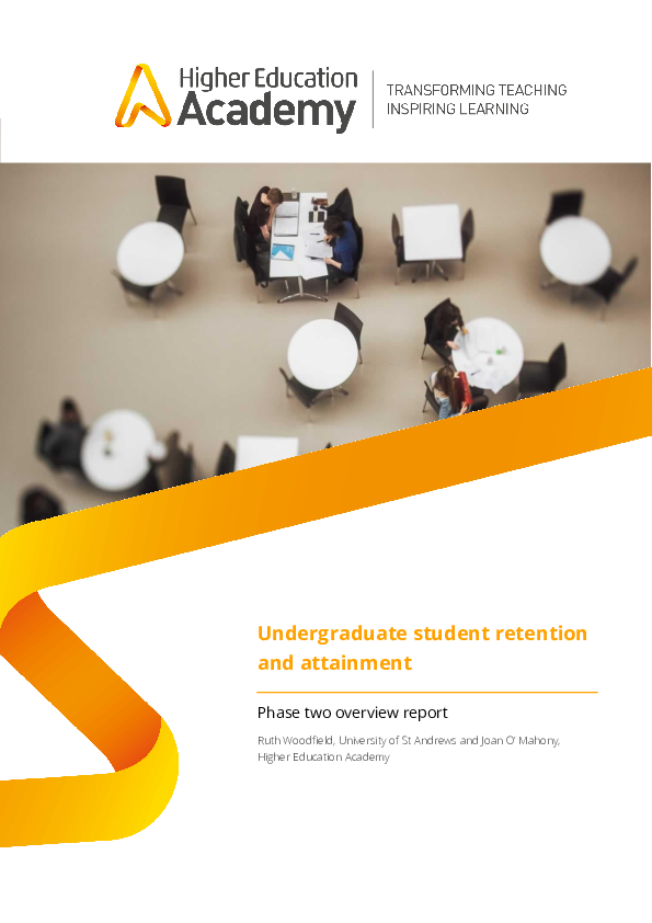 (PDF) Undergraduate student retention and attainment : Phase two ...