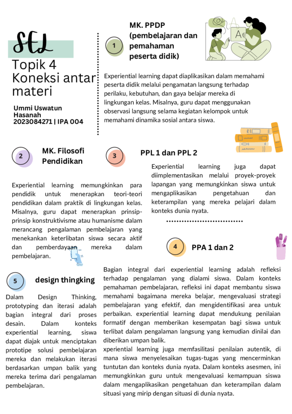 (PDF) SEL Topik 4 Koneksi antar materi