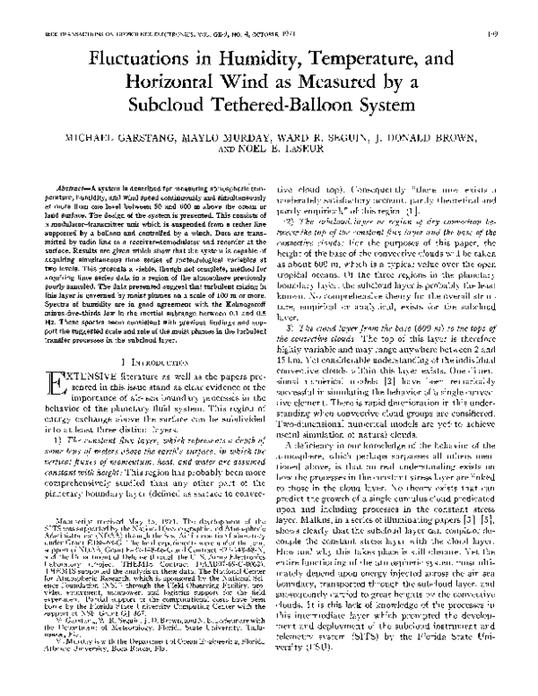 (PDF) Fluctuations in Humidity, Temperature, and Horizontal Wind as ...
