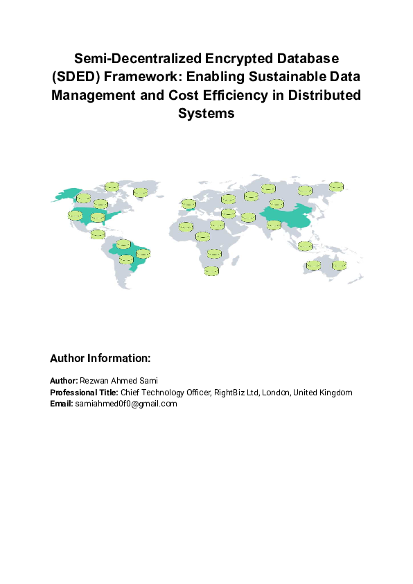 (PDF) Semi-Decentralized Encrypted Database (SDED) Framework: Enabling Sustainable Data ...