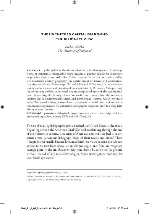 (PDF) The Unchecked Capitalism Behind the Bird's-eye View