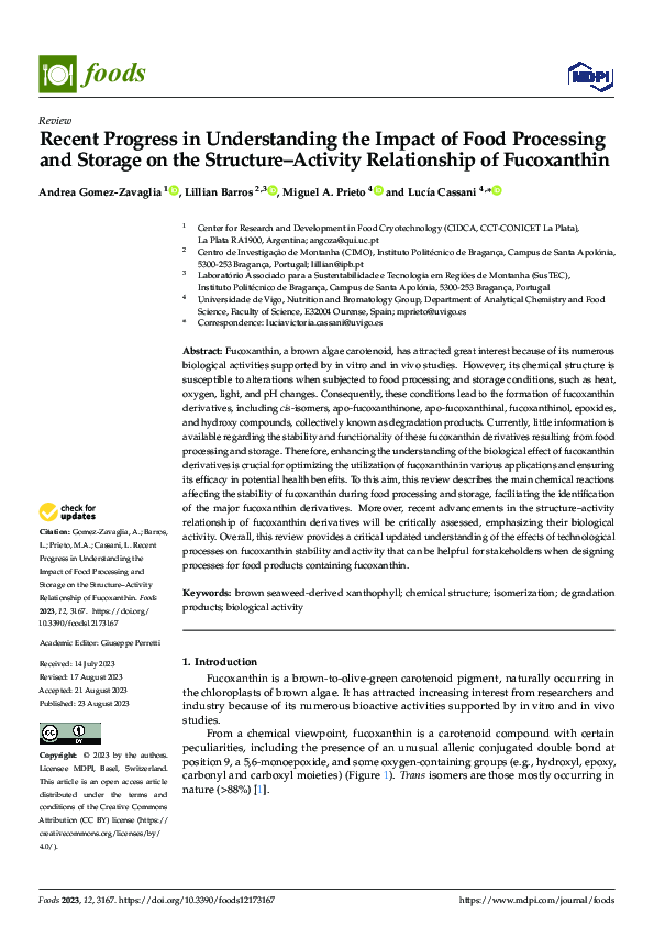 (PDF) Recent Progress in Understanding the Impact of Food Processing ...