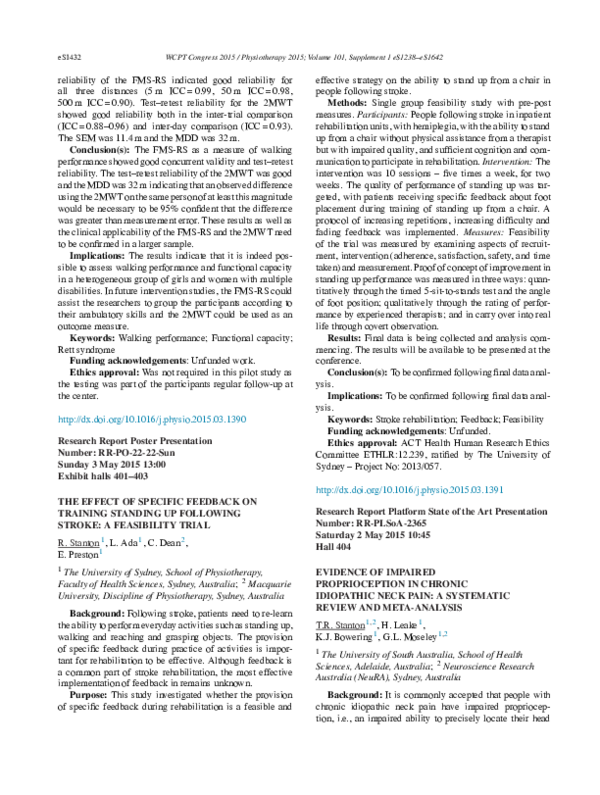(PDF) Oral Presentations in Order of Conference Program