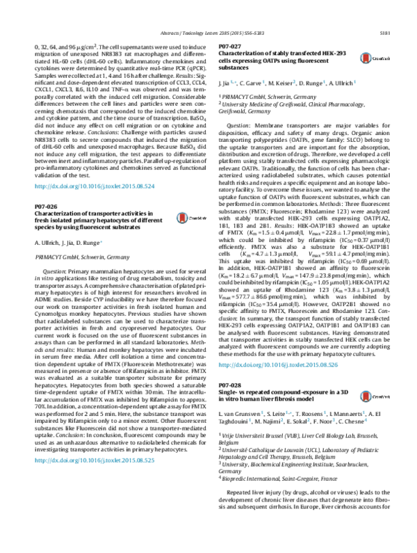 (PDF) Comparing Single and Repeated Exposure in a 3D Liver Fibrosis Model