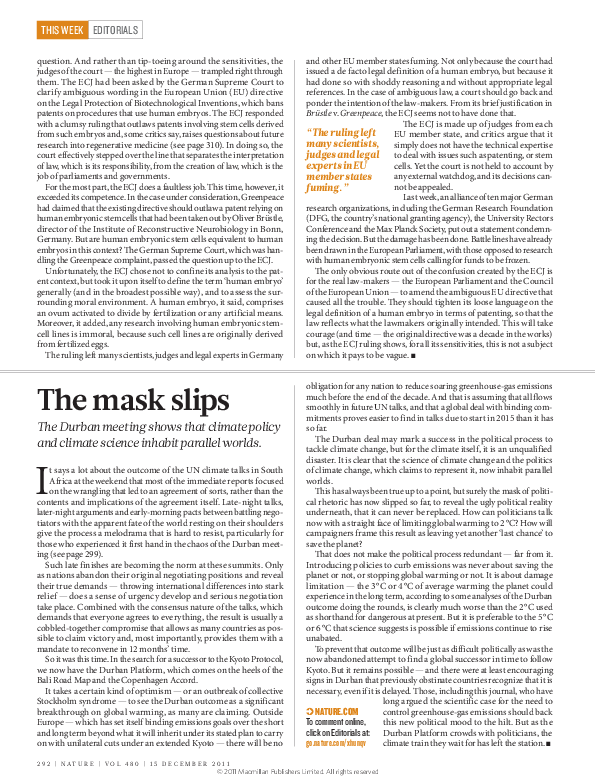 (PDF) The mask slips