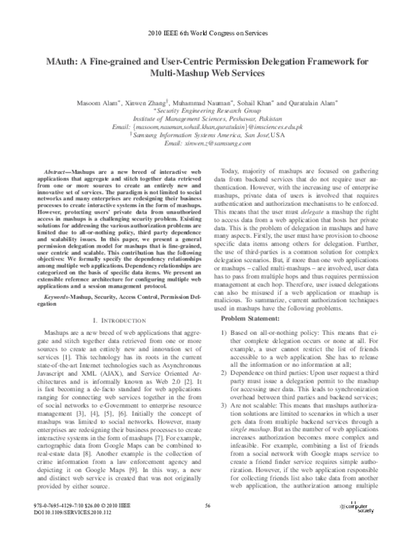 (PDF) MAuth: A Fine-Grained and User-centric Permission Delegation Framework for Multi-mashup ...