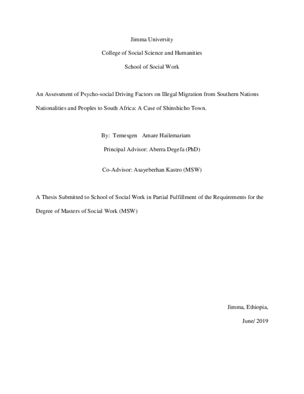 (PDF) An Assessment of Psycho-social Driving Factors on Illegal ...