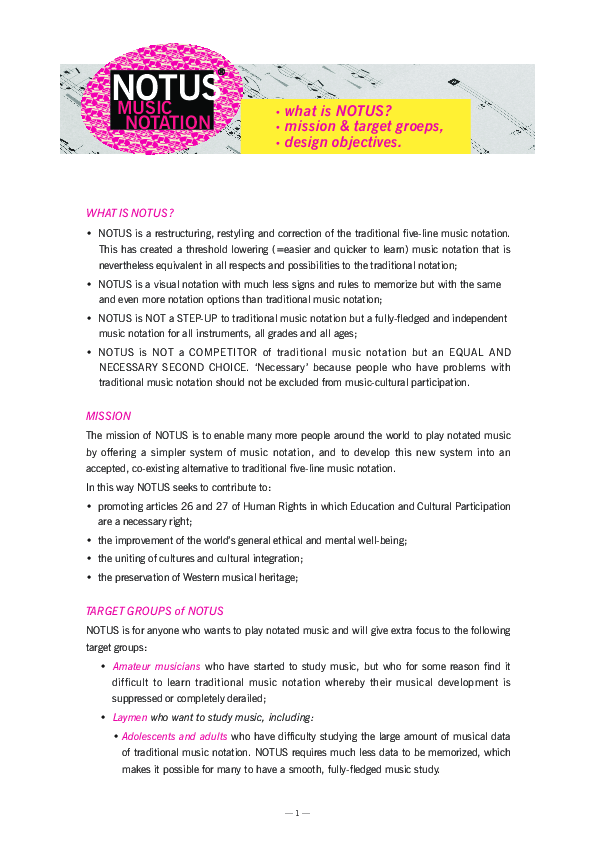 (PDF) English: WHAT IS NOTUS?