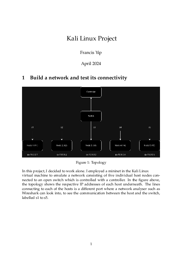 (PDF) Kali Linux Project
