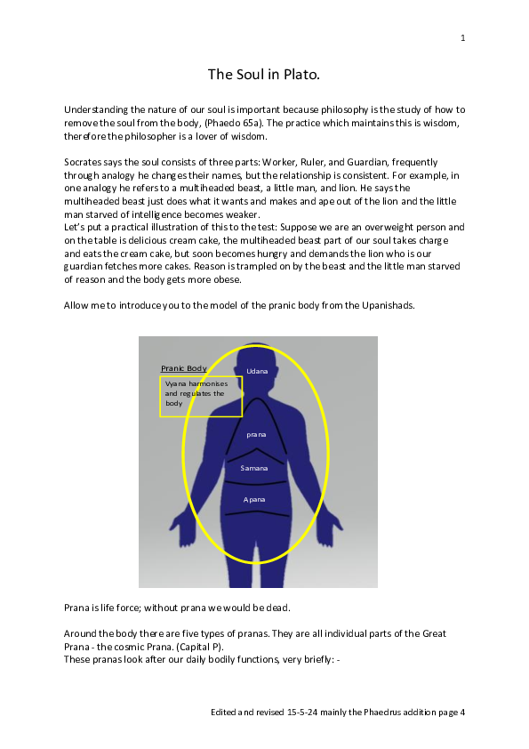 (PDF) The Soul in Plato