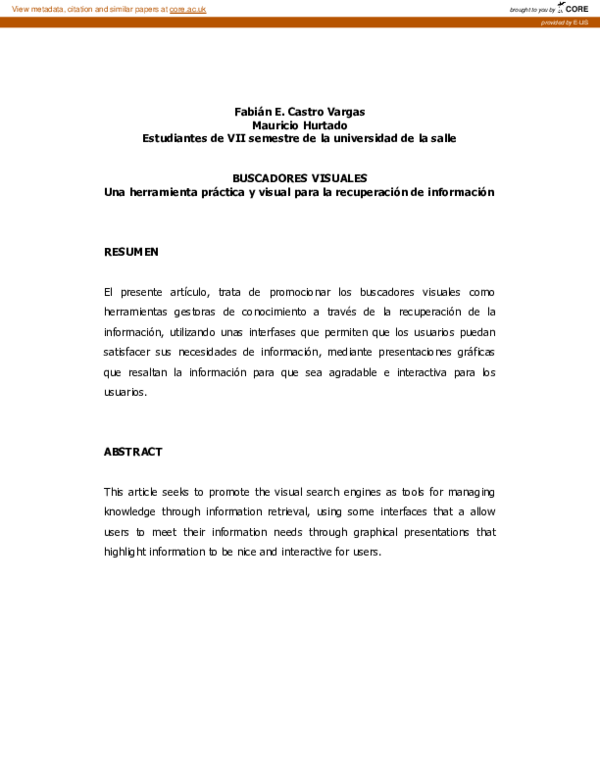 (PDF) Buscadores visuales: Una herramienta práctica y visual para la recuperación de información ...