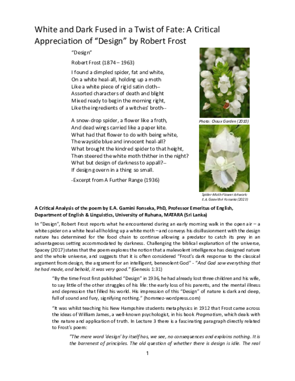 (PDF) White and Dark Fused in a Twist of Fate: A Critical Appreciation ...