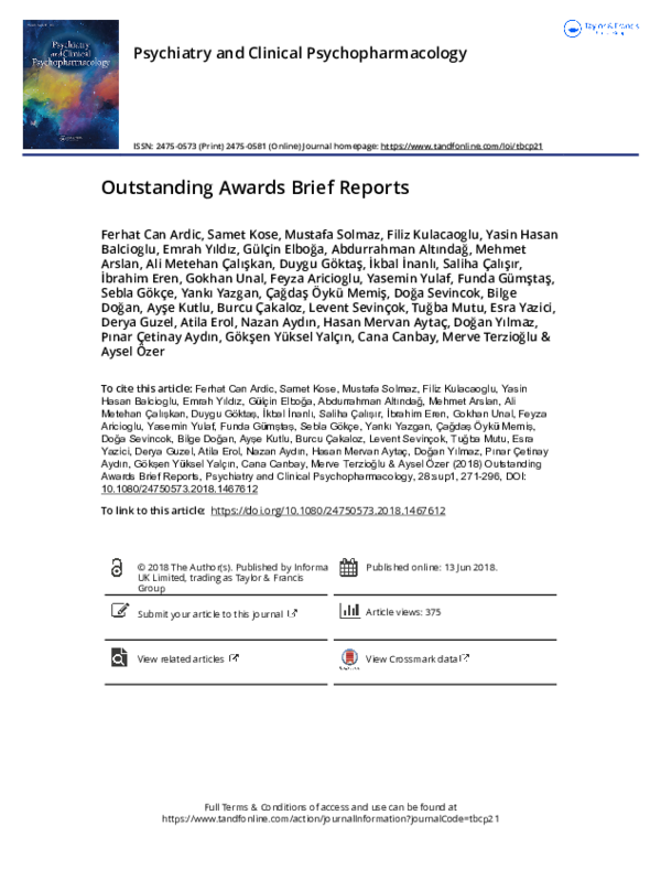 (PDF) Outstanding Awards Brief Reports | Ayse Kutlu - Academia.edu