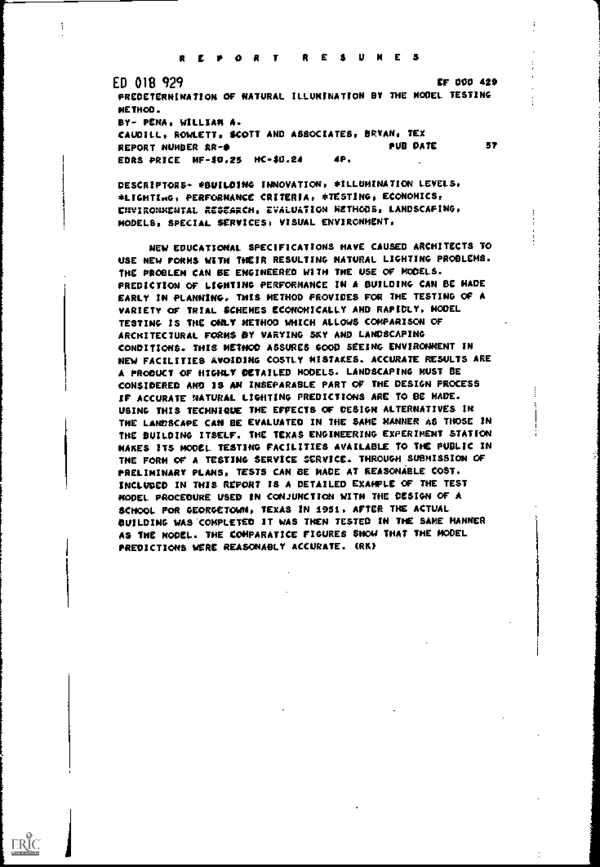 (PDF) Predetermination of Natural Illumination by the Model Testing Method