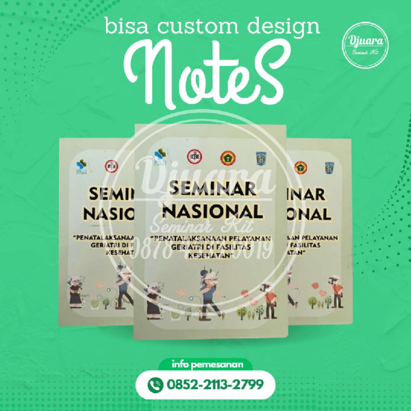 (PDF) Notes custom, Notes personalisasi, Notes dengan logo, Notes ...