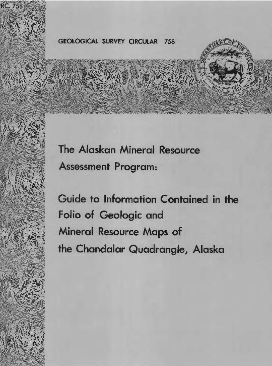 (PDF) The Alaskan Mineral Resource Assessment Program; guide to ...