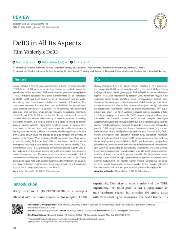 (PDF) DcR3 in All Its Aspects