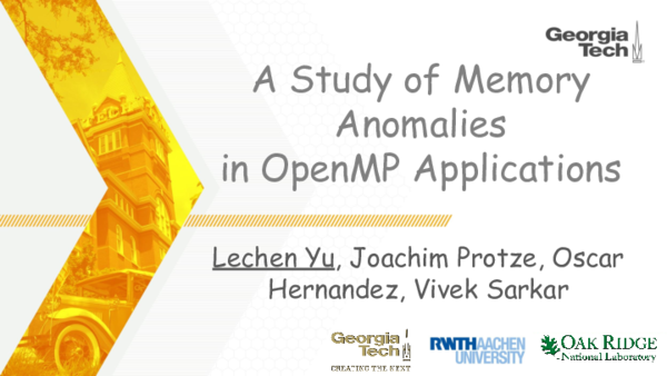(PDF) A Study of Memory Anomalies in OpenMP Applications